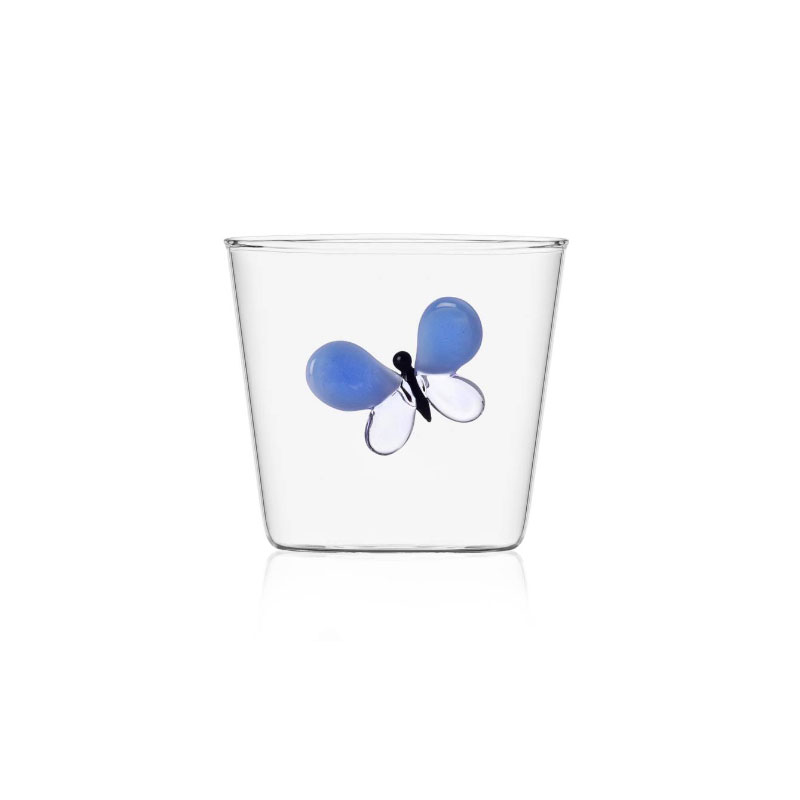 ICHENDORF MILANO Garden Picnic Blue Butterfly Glass - Erresse Shop